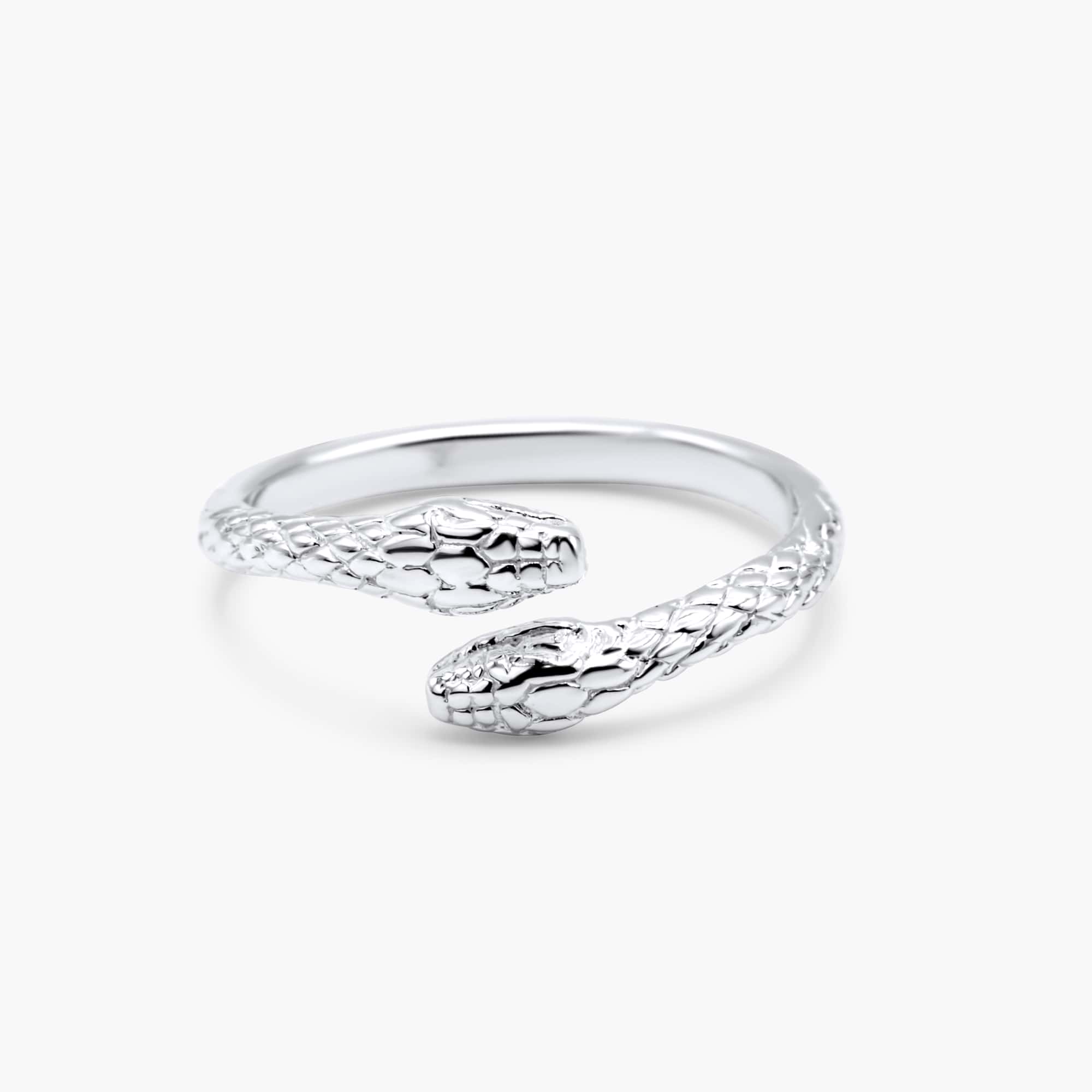 Sterling Silver Adjustable Snake Ring – Talia-Rae
